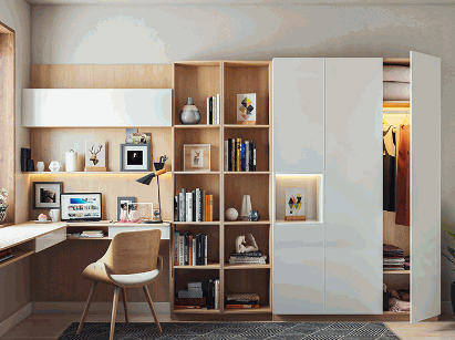 Modern Bedroom With Study Table – A Detailed Palette